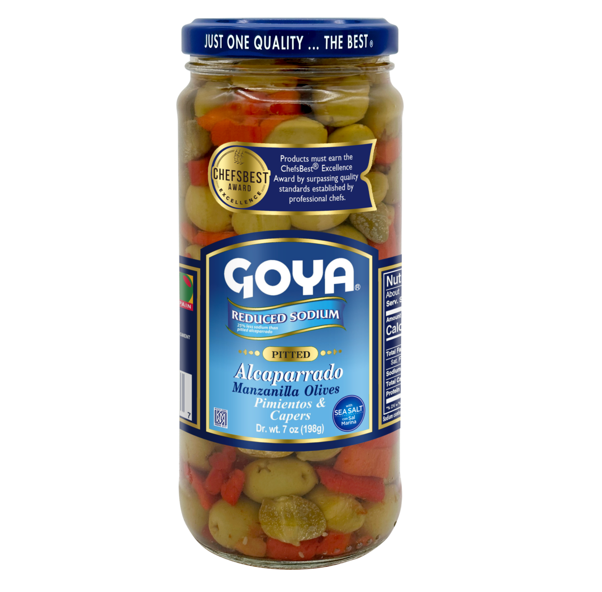 Reduced Sodium Pitted Alcaparrado | Goya Foods