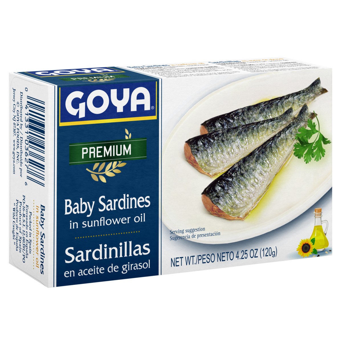 Baby Sardinas in Sunflower Oil | Goya Foods