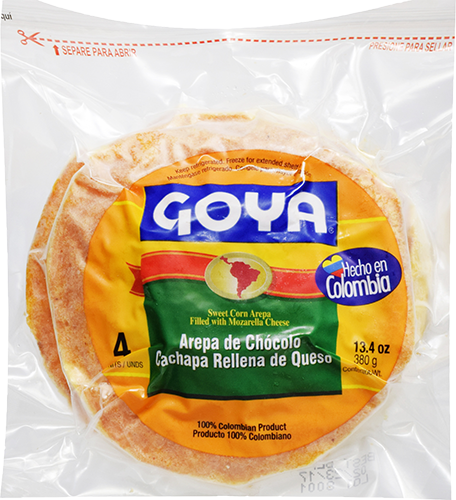 Arepa de Chocolo Cachapa Rellena de Queso Productos | Goya Foods