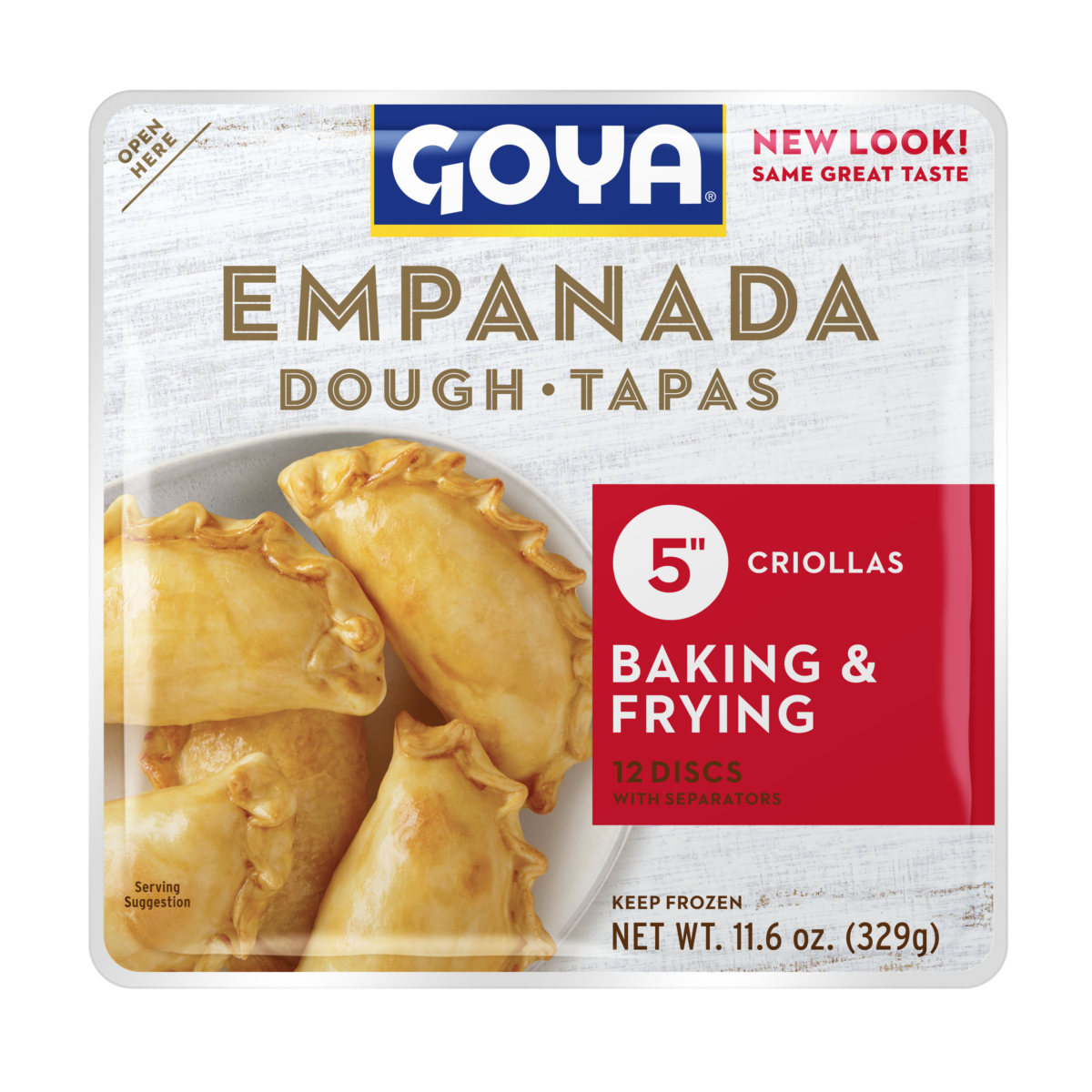 Empanada Dough-Criollas for Baking and Frying | Goya Foods