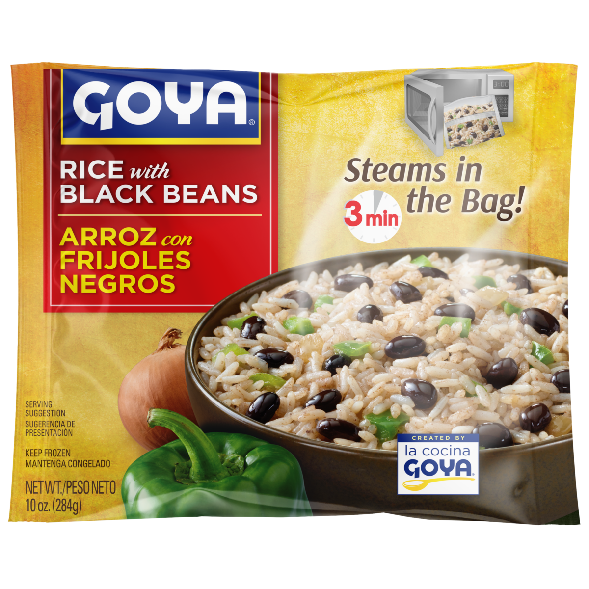 Frozen Rice with Black Beans | Goya Foods