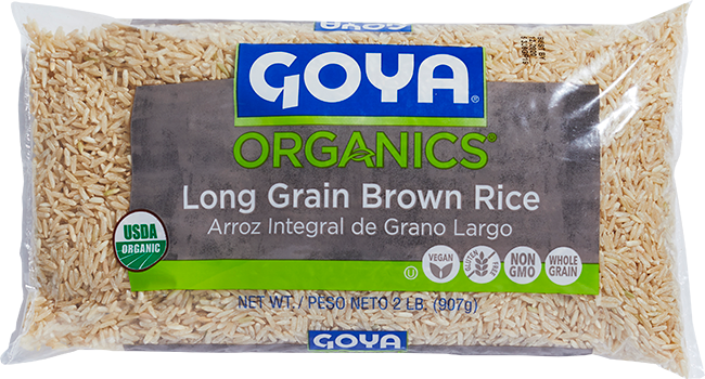 Organic Long Grain Brown Rice | Goya Foods