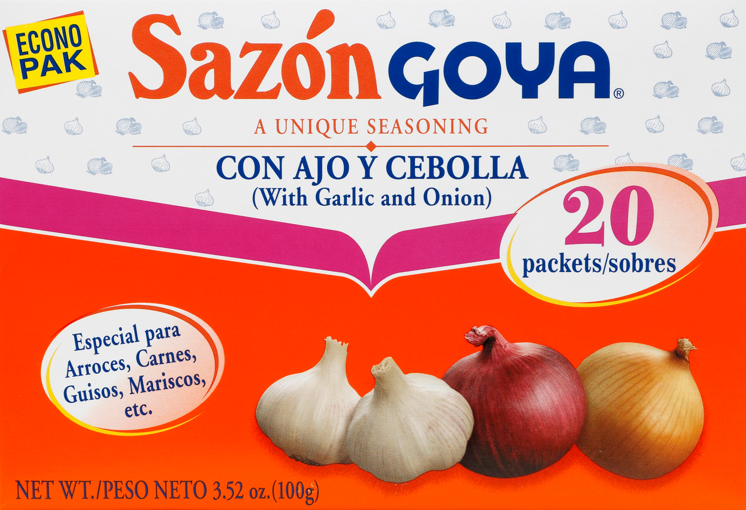 Sazón with Garlic and Onion | Goya Foods
