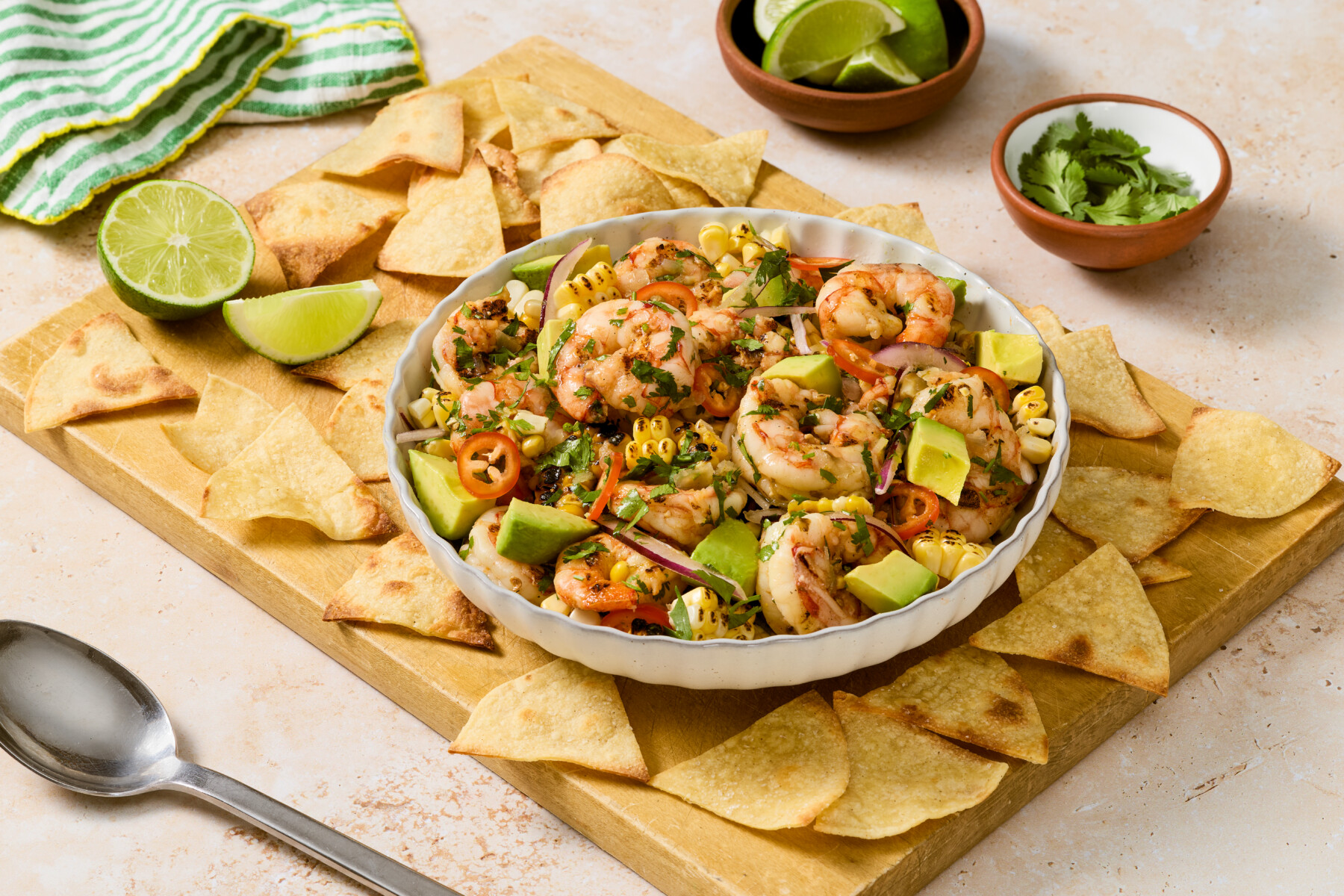 Grilled Shrimp Ceviche with Charred Sweet Corn - Recipes | Goya Foods